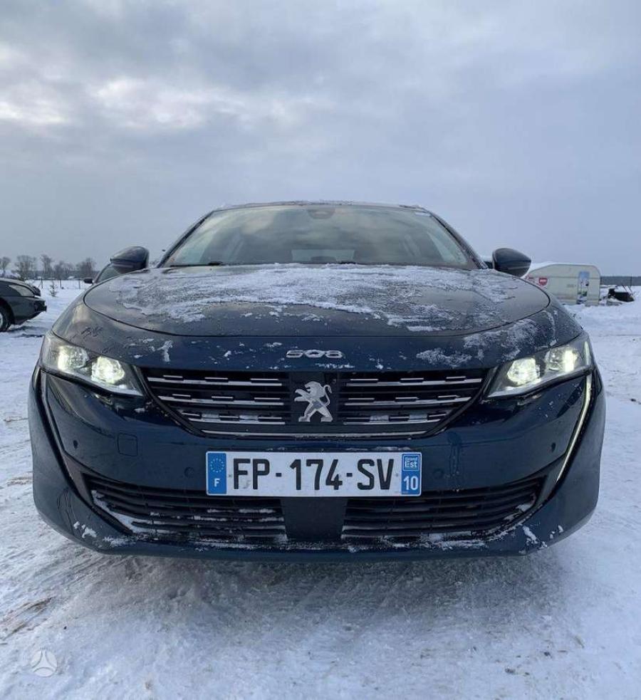 Blue Peugeot 508 2020 in Vilnius, with an engine capacity of 1.50 L and mileage of 176 thousand km for 11700 €, photo 38 on AUTOMOTO.COM.LV