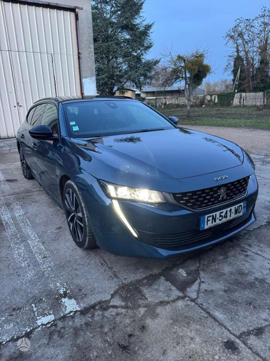 Blue Peugeot 508 2020 in Vilnius, with an engine capacity of 2.00 L and mileage of 180 thousand km for 12900 €, photo 1 on AUTOMOTO.COM.LV