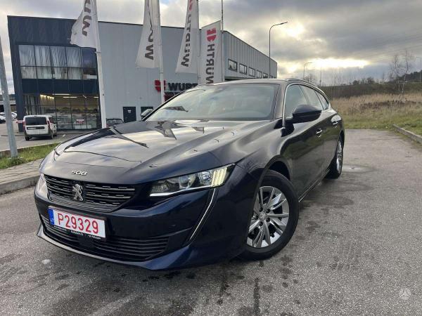 Blue Peugeot 508 2021 in Vilnius, with an engine capacity of 1.50 L and mileage of 203 thousand km for 10950 €, photo 1 on AUTOMOTO.COM.LV