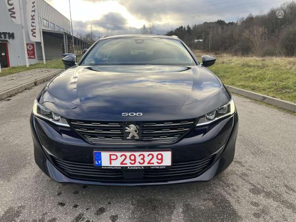 Blue Peugeot 508 2021 in Vilnius, with an engine capacity of 1.50 L and mileage of 203 thousand km for 10950 €, photo 2 on AUTOMOTO.COM.LV