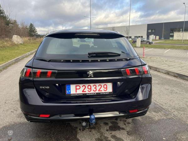 Blue Peugeot 508 2021 in Vilnius, with an engine capacity of 1.50 L and mileage of 203 thousand km for 10950 €, photo 6 on AUTOMOTO.COM.LV