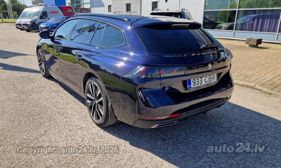 Blue Peugeot 508 2022 in Parnu, with an engine capacity of 1.20 L and mileage of 41 thousand km for 21900 €, photo 5 on AUTOMOTO.COM.LV
