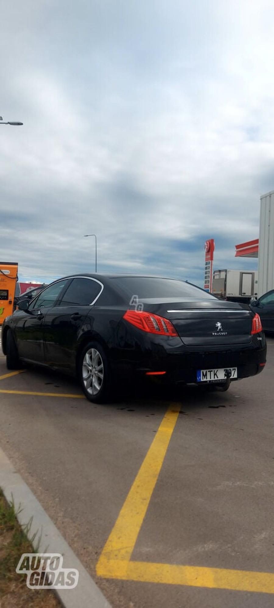 Brown Peugeot 508 2012 in Vilnius, with an engine capacity of 1.60 L and mileage of 215 thousand km for 3300 €, photo 9 on AUTOMOTO.COM.LV