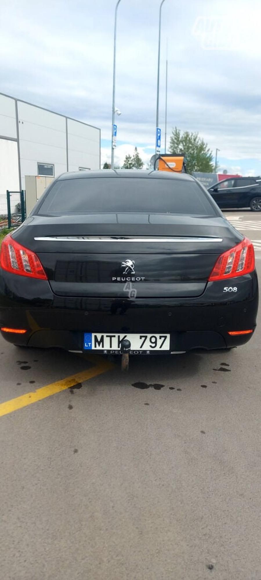Brown Peugeot 508 2012 in Vilnius, with an engine capacity of 1.60 L and mileage of 215 thousand km for 3300 €, photo 10 on AUTOMOTO.COM.LV