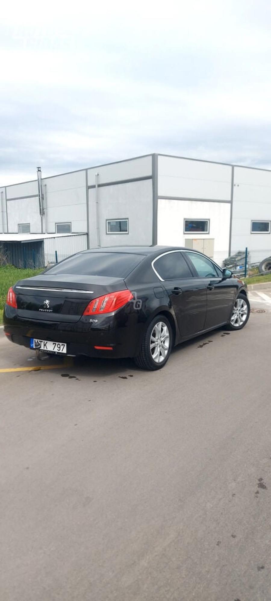 Brown Peugeot 508 2012 in Vilnius, with an engine capacity of 1.60 L and mileage of 215 thousand km for 3300 €, photo 12 on AUTOMOTO.COM.LV