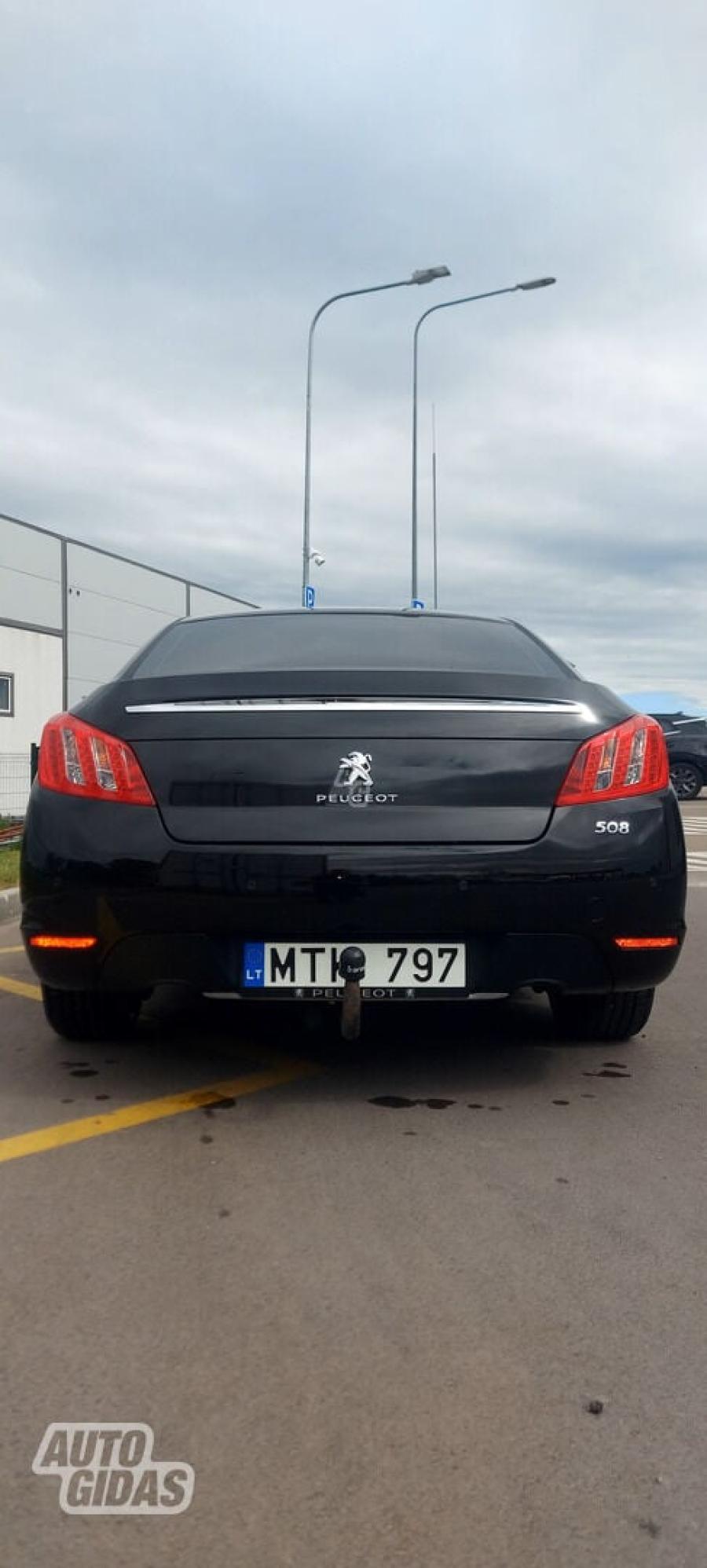 Brown Peugeot 508 2012 in Vilnius, with an engine capacity of 1.60 L and mileage of 215 thousand km for 3300 €, photo 13 on AUTOMOTO.COM.LV