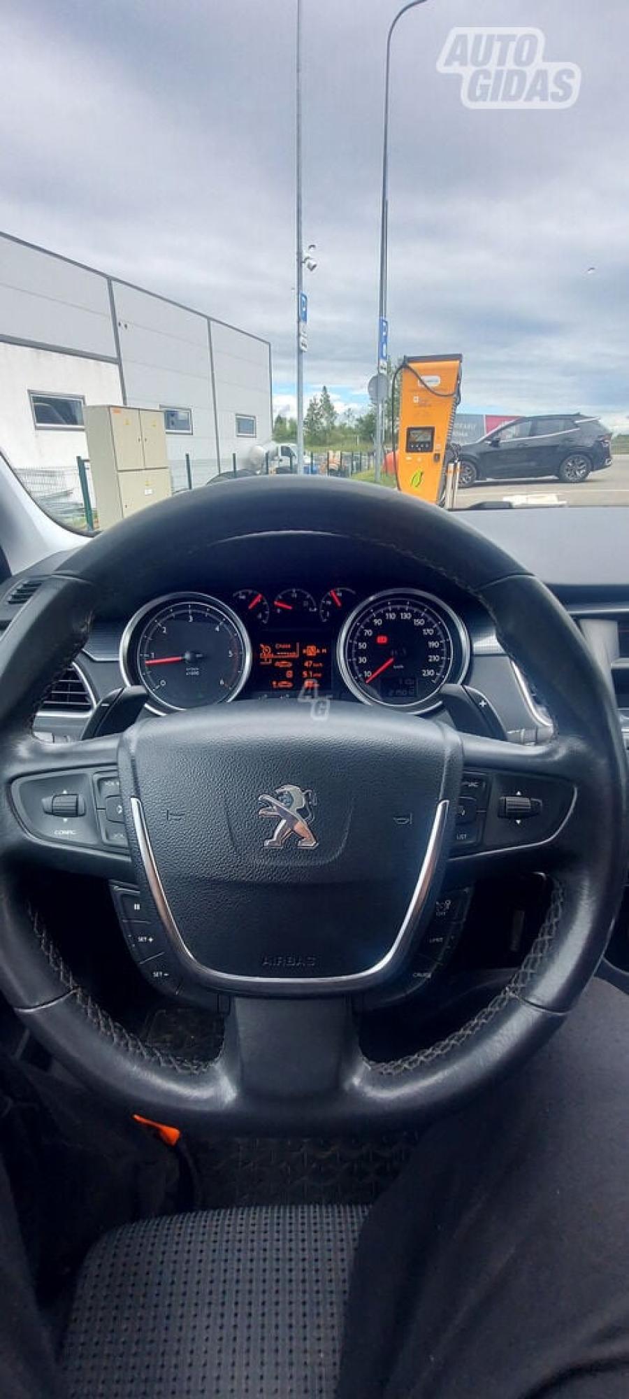 Brown Peugeot 508 2012 in Vilnius, with an engine capacity of 1.60 L and mileage of 215 thousand km for 3300 €, photo 17 on AUTOMOTO.COM.LV
