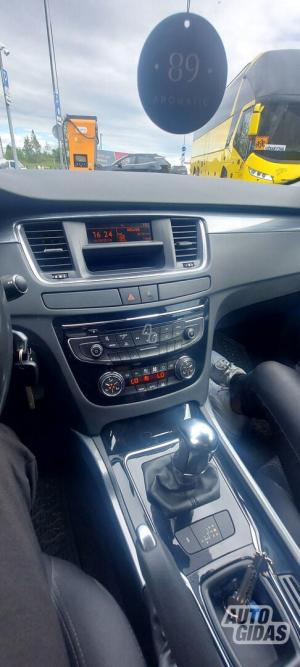 Brown Peugeot 508 2012 in Vilnius, with an engine capacity of 1.60 L and mileage of 215 thousand km for 3300 €, photo 19 on AUTOMOTO.COM.LV