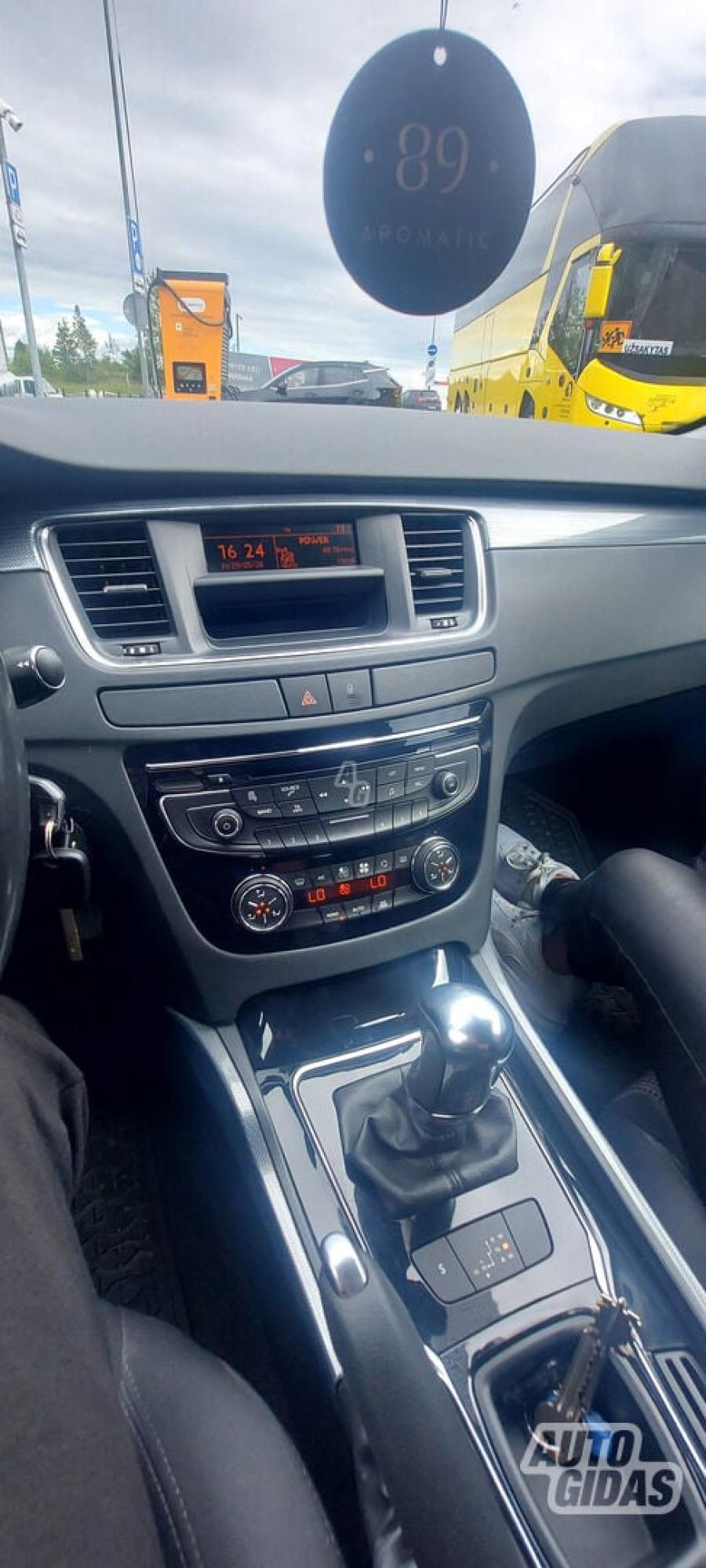 Brown Peugeot 508 2012 in Vilnius, with an engine capacity of 1.60 L and mileage of 215 thousand km for 3300 €, photo 19 on AUTOMOTO.COM.LV