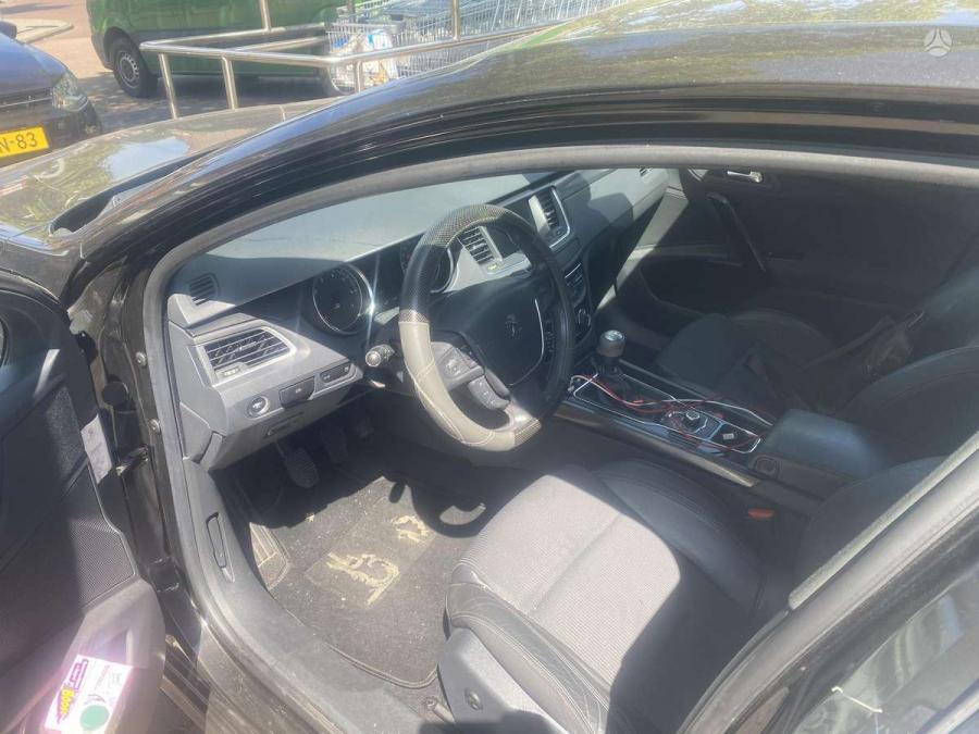 Brown Peugeot 508 2012 in Alytus, with an engine capacity of 1.60 L and mileage of 220 thousand km for 3500 €, photo 9 on AUTOMOTO.COM.LV