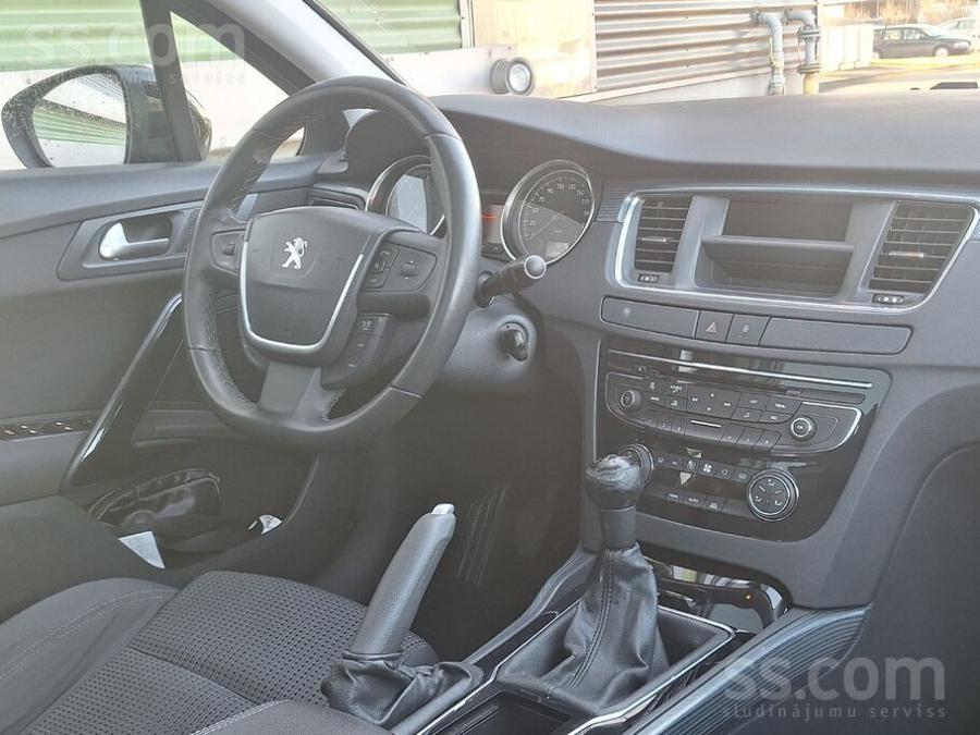 Brown Peugeot 508 2011 in Riga, with an engine capacity of 1.60 L and mileage of 201 thousand km for 4400 €, photo 11 on AUTOMOTO.COM.LV