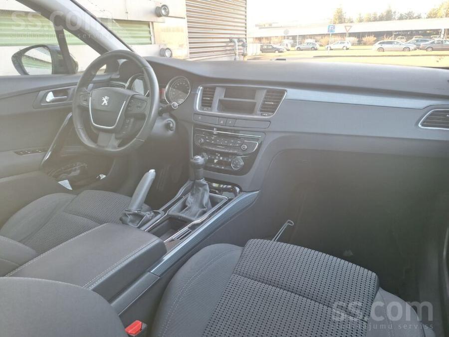 Brown Peugeot 508 2011 in Riga, with an engine capacity of 1.60 L and mileage of 201 thousand km for 4400 €, photo 12 on AUTOMOTO.COM.LV