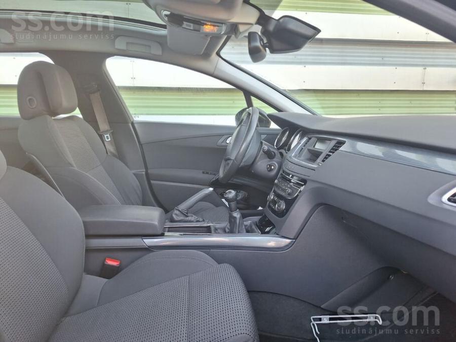 Brown Peugeot 508 2011 in Riga, with an engine capacity of 1.60 L and mileage of 201 thousand km for 4400 €, photo 13 on AUTOMOTO.COM.LV
