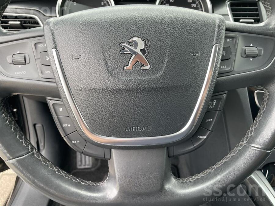Brūns Peugeot 508 2011 Ogre, ar dzinēja tilpumu 1.60 L un nobraukumu 208 tūkst. km par 4970 €, foto 16 vietnē AUTOMOTO.COM.LV