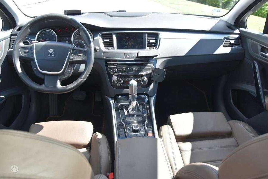 Brūns Peugeot 508 2011 Viļņa, ar dzinēja tilpumu 2.18 L un nobraukumu 289 tūkst. km par 4200 €, foto 15 vietnē AUTOMOTO.COM.LV