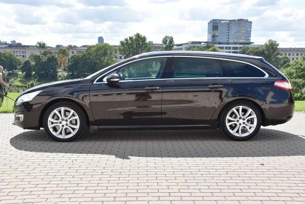 Brown Peugeot 508 2011 in Vilnius, with an engine capacity of 2.18 L and mileage of 289 thousand km for 4200 €, photo 7 on AUTOMOTO.COM.LV