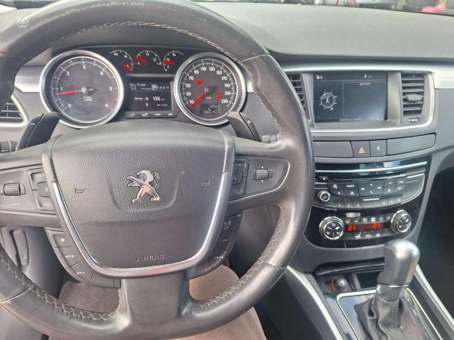 Brown Peugeot 508 2011 in Marijampole, with an engine capacity of 2.18 L and mileage of 251 thousand km for 4700 €, photo 23 on AUTOMOTO.COM.LV
