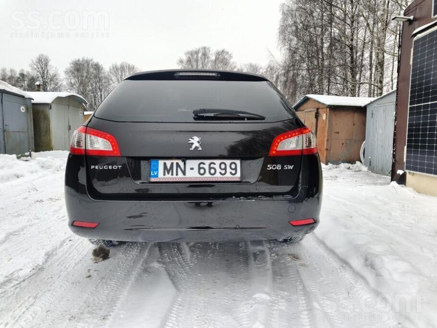 Brown Peugeot 508 2013 in Riga, with an engine capacity of 2.00 L and mileage of 143 thousand km for 3200 €, photo 4 on AUTOMOTO.COM.LV