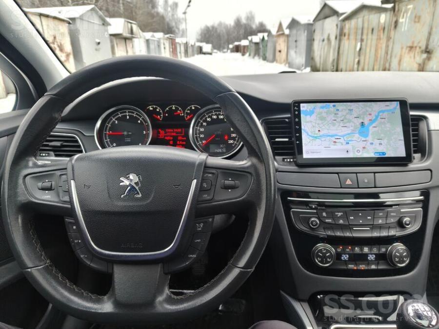 Brown Peugeot 508 2013 in Riga, with an engine capacity of 2.00 L and mileage of 143 thousand km for 3200 €, photo 14 on AUTOMOTO.COM.LV