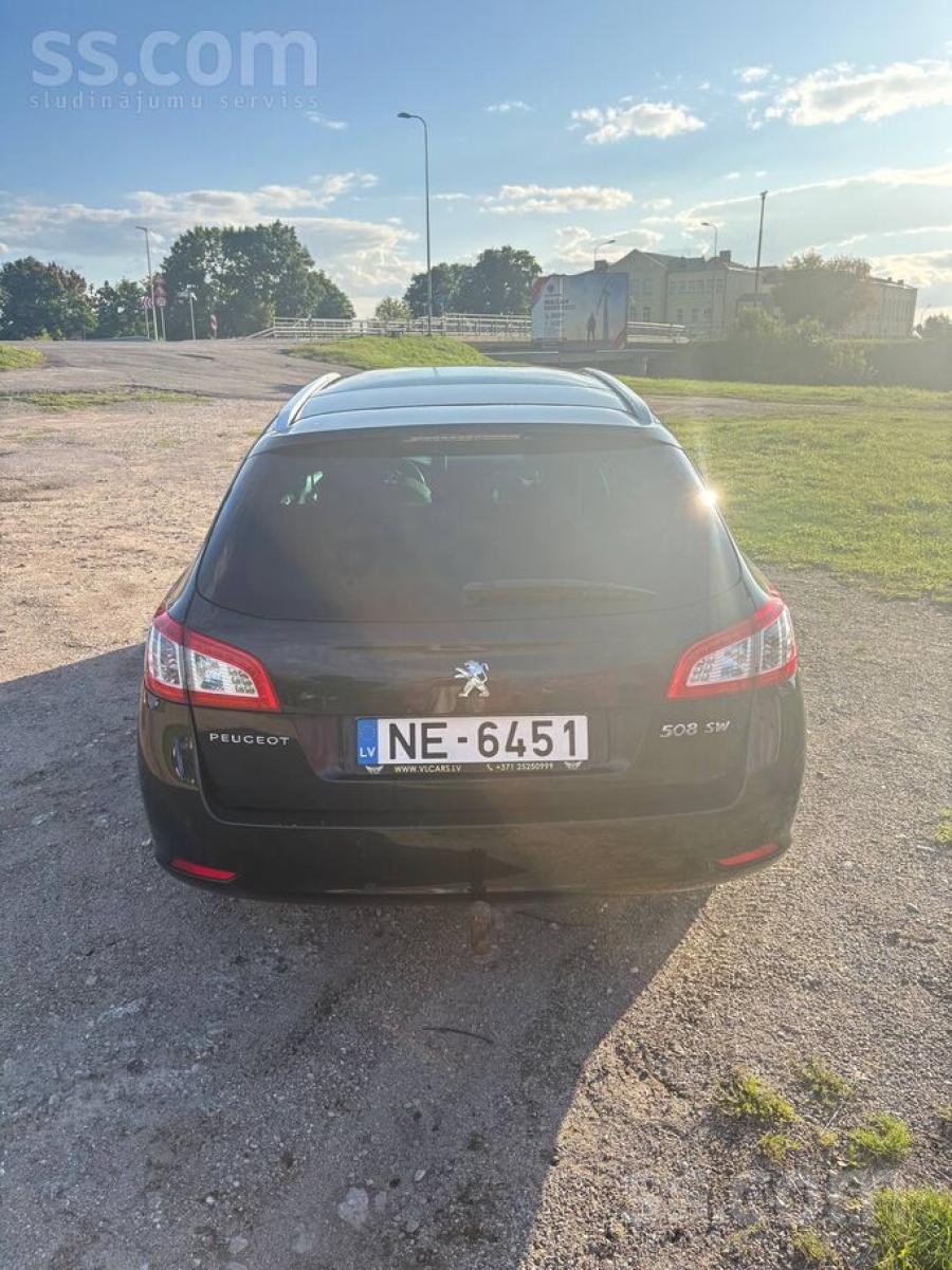 Brown Peugeot 508 2013 in Daugavpils, with an engine capacity of 1.60 L and mileage of 312 thousand km for 3850 €, photo 3 on AUTOMOTO.COM.LV