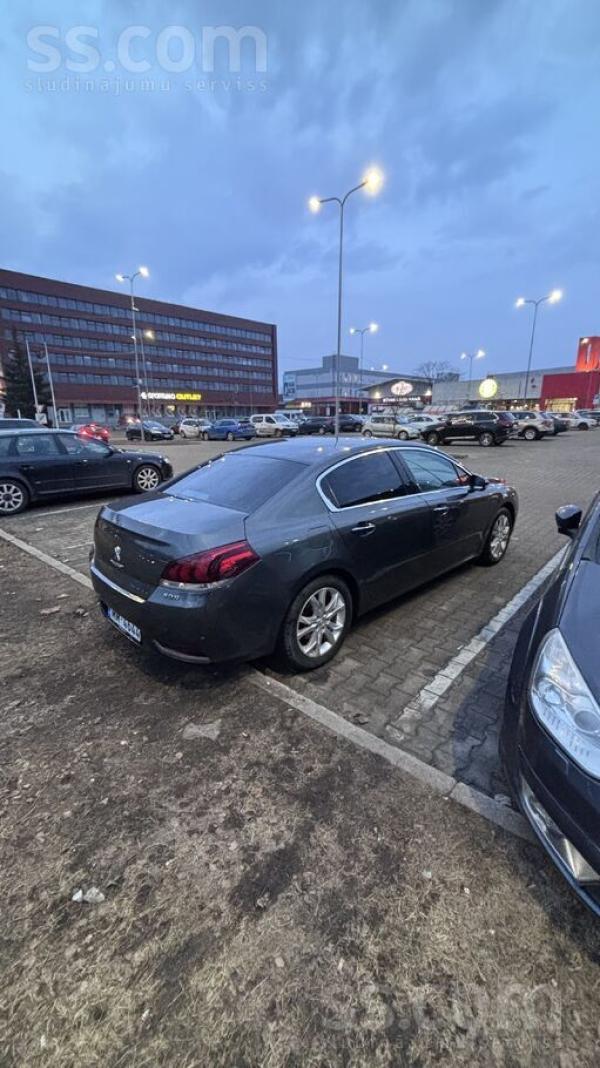 Grey Peugeot 508 2016 in Riga, with an engine capacity of 1.60 L and mileage of 202 thousand km for 5500 €, photo 5 on AUTOMOTO.COM.LV