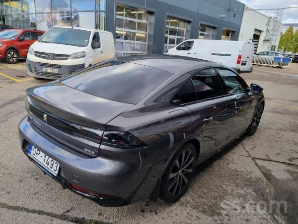 Grey Peugeot 508 2018 in Riga, with an engine capacity of 2.00 L and mileage of 148 thousand km for 14200 €, photo 3 on AUTOMOTO.COM.LV