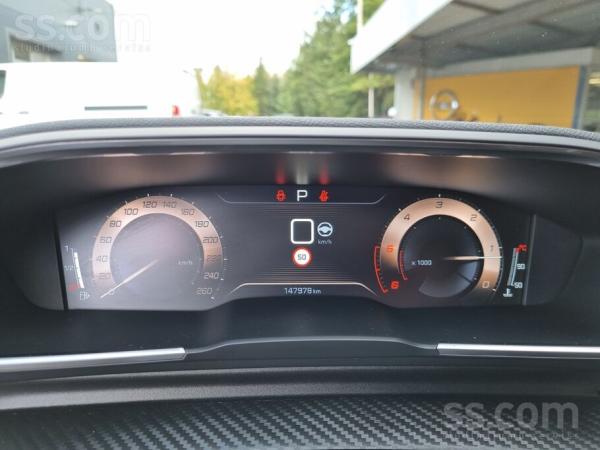 Grey Peugeot 508 2018 in Riga, with an engine capacity of 2.00 L and mileage of 148 thousand km for 14200 €, photo 11 on AUTOMOTO.COM.LV