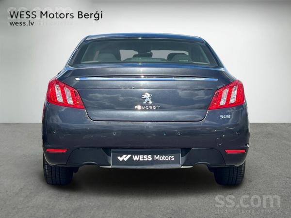 Grey Peugeot 508 2011 in Riga, with an engine capacity of 1.60 L and mileage of 324 thousand km for 1490 €, photo 4 on AUTOMOTO.COM.LV