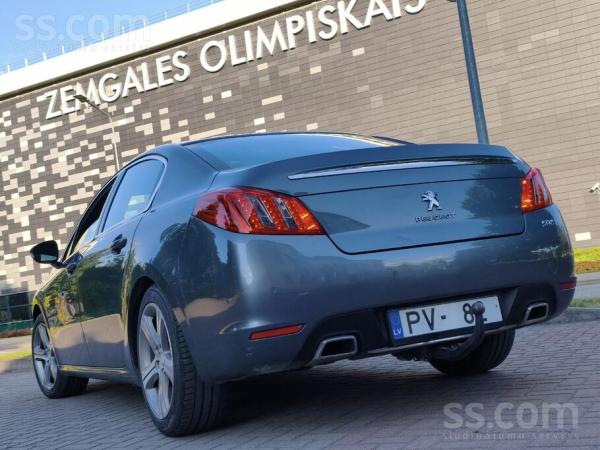 Pelēks Peugeot 508 2012 Jelgava, ar dzinēja tilpumu 2.20 L un nobraukumu 242 tūkst. km par 5990 €, foto 4 vietnē AUTOMOTO.COM.LV