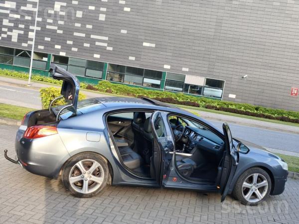 Pelēks Peugeot 508 2012 Jelgava, ar dzinēja tilpumu 2.20 L un nobraukumu 242 tūkst. km par 5990 €, foto 9 vietnē AUTOMOTO.COM.LV