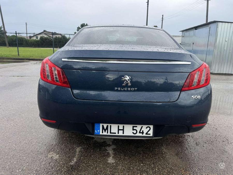 Pelēks Peugeot 508 2012 Kauņa, ar dzinēja tilpumu 1.60 L un nobraukumu 240 tūkst. km par 1600 €, foto 7 vietnē AUTOMOTO.COM.LV