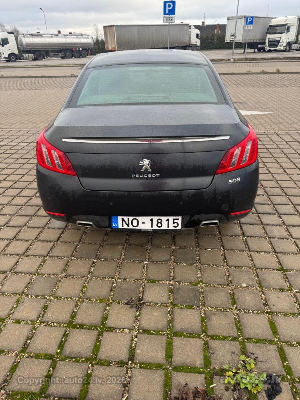 Grey Peugeot 508 2013 in Daugavpils, with an engine capacity of 2.20 L and mileage of 256 thousand km for 4300 €, photo 4 on AUTOMOTO.COM.LV