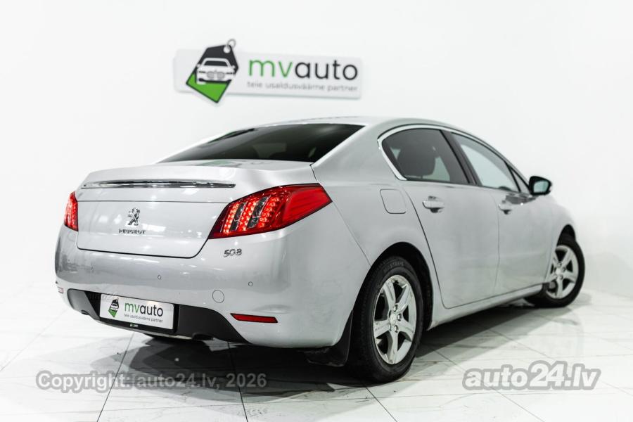 Grey Peugeot 508 2013 in Tallinn, with an engine capacity of 2.00 L and mileage of 207 thousand km for 4990 €, photo 9 on AUTOMOTO.COM.LV