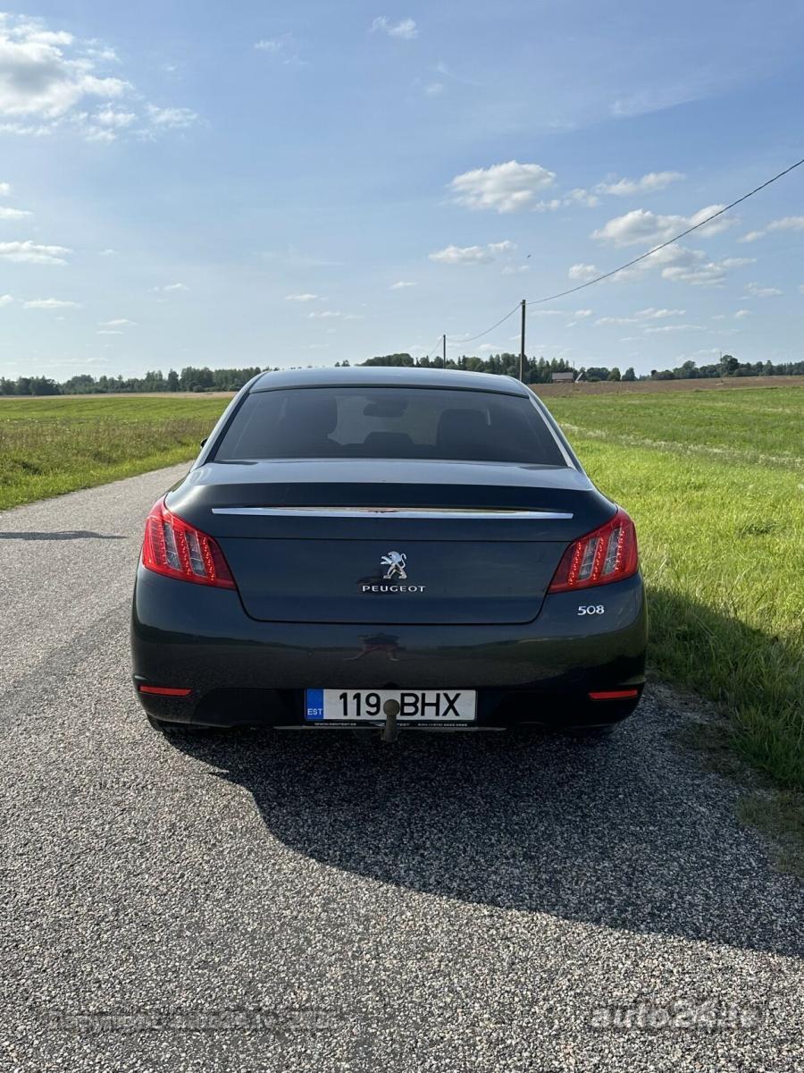 Grey Peugeot 508 2013 in Tallinn, with an engine capacity of 2.00 L and mileage of 322 thousand km for 3000 €, photo 4 on AUTOMOTO.COM.LV