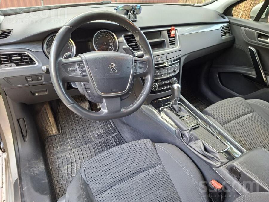 Pelēks Peugeot 508 2013 Jūrmala, ar dzinēja tilpumu 1.60 L un nobraukumu 155 tūkst. km par 4500 €, foto 6 vietnē AUTOMOTO.COM.LV