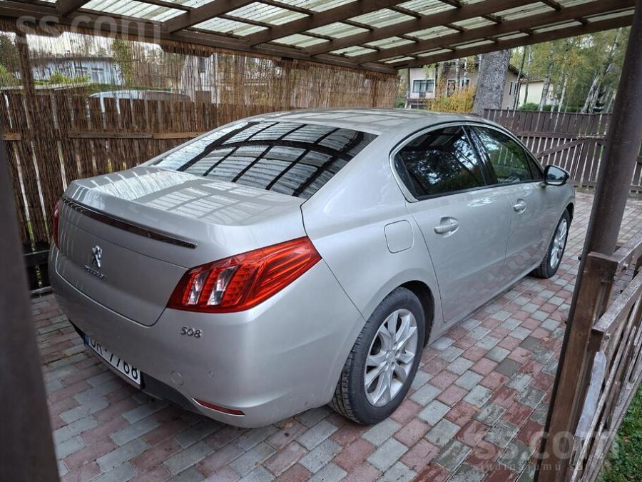 Grey Peugeot 508 2013 in Jurmala, with an engine capacity of 1.60 L and mileage of 0 thousand km for 4300 €, photo 3 on AUTOMOTO.COM.LV