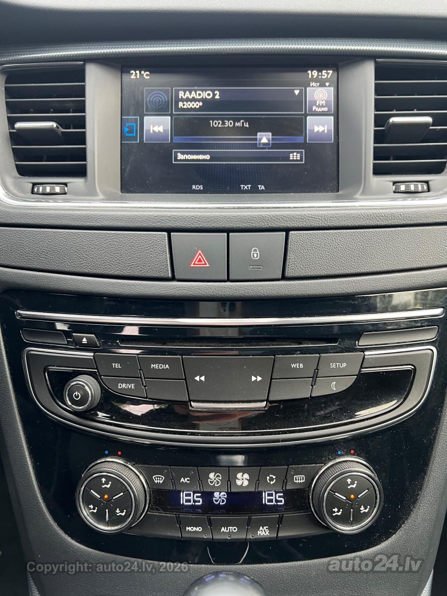 Pelēks Peugeot 508 2014 Narva, ar dzinēja tilpumu 1.60 L un nobraukumu 153 tūkst. km par 4499 €, foto 18 vietnē AUTOMOTO.COM.LV