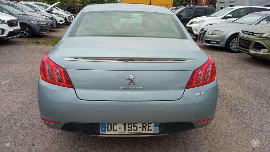 Grey Peugeot 508 2014 in Panevezys, with an engine capacity of 1.56 L and mileage of 226 thousand km for 4000 €, photo 13 on AUTOMOTO.COM.LV