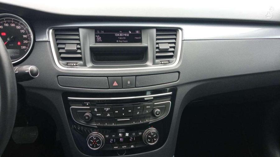 Grey Peugeot 508 2014 in Panevezys, with an engine capacity of 1.56 L and mileage of 226 thousand km for 4000 €, photo 24 on AUTOMOTO.COM.LV