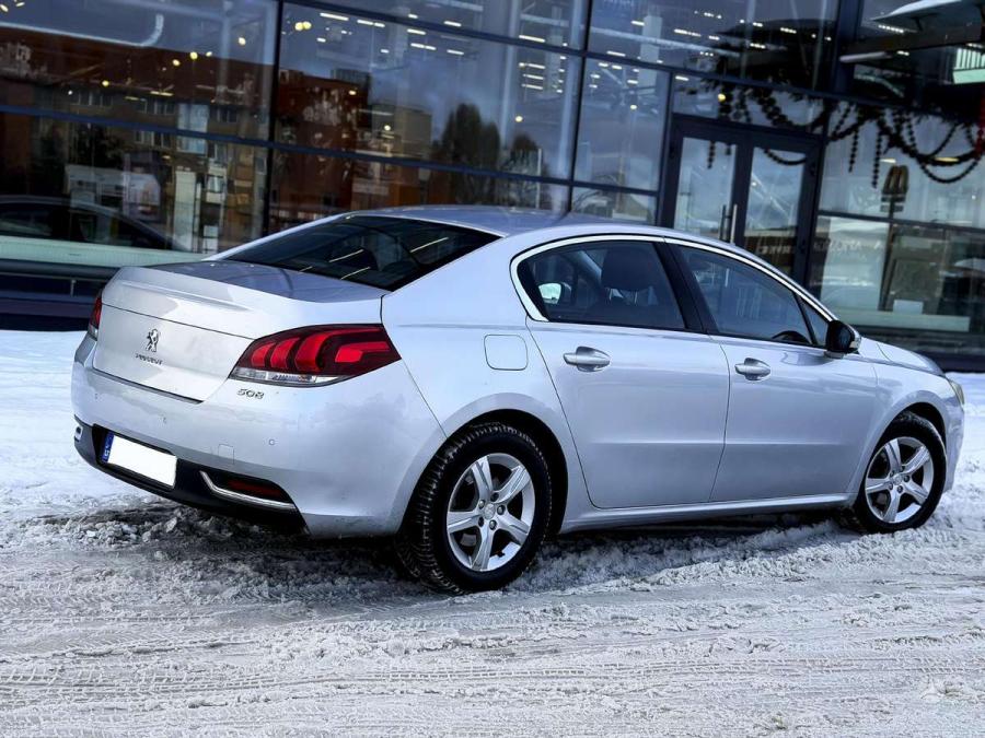 Grey Peugeot 508 2015 in Klaipeda, with an engine capacity of 1.60 L and mileage of 277 thousand km for 4700 €, photo 3 on AUTOMOTO.COM.LV