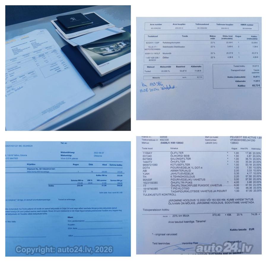 Серый Пежо 508 2015 в Таллин, объемом двигателя 1.60 л и пробегом 216 тыс. км за 4995 €, фото 17 на AUTOMOTO.COM.LV