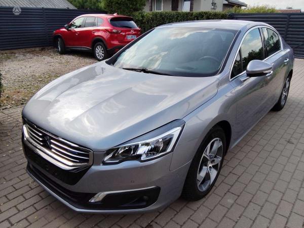 Pelēks Peugeot 508 2015 Viļņa, ar dzinēja tilpumu 2.00 L un nobraukumu 236 tūkst. km par 6250 €, foto 2 vietnē AUTOMOTO.COM.LV