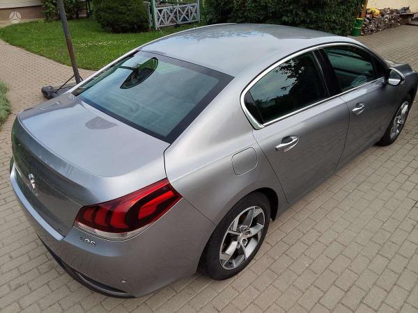 Pelēks Peugeot 508 2015 Viļņa, ar dzinēja tilpumu 2.00 L un nobraukumu 236 tūkst. km par 6250 €, foto 5 vietnē AUTOMOTO.COM.LV