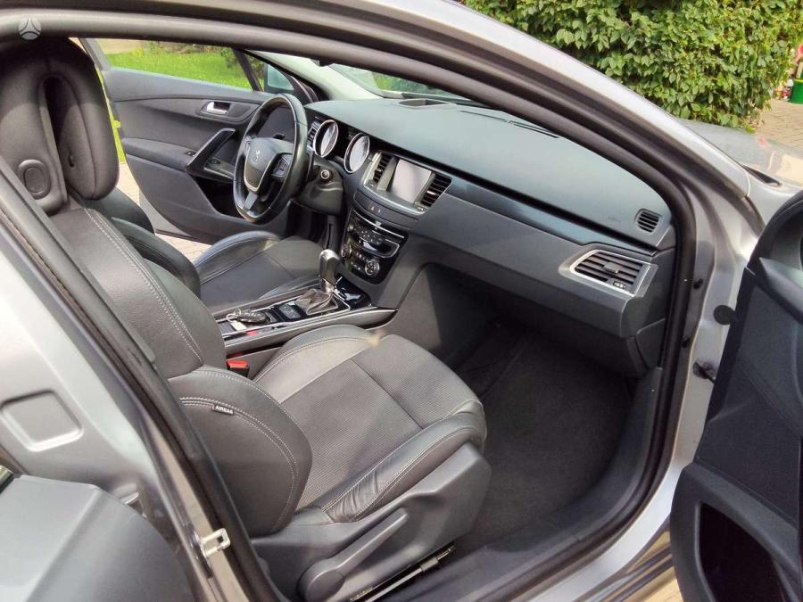 Pelēks Peugeot 508 2015 Viļņa, ar dzinēja tilpumu 2.00 L un nobraukumu 236 tūkst. km par 6250 €, foto 12 vietnē AUTOMOTO.COM.LV