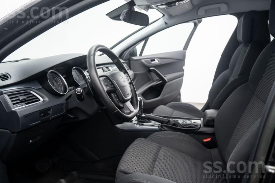 Grey Peugeot 508 2015 in Tallinn, with an engine capacity of 1.60 L and mileage of 155 thousand km for 6999 €, photo 10 on AUTOMOTO.COM.LV