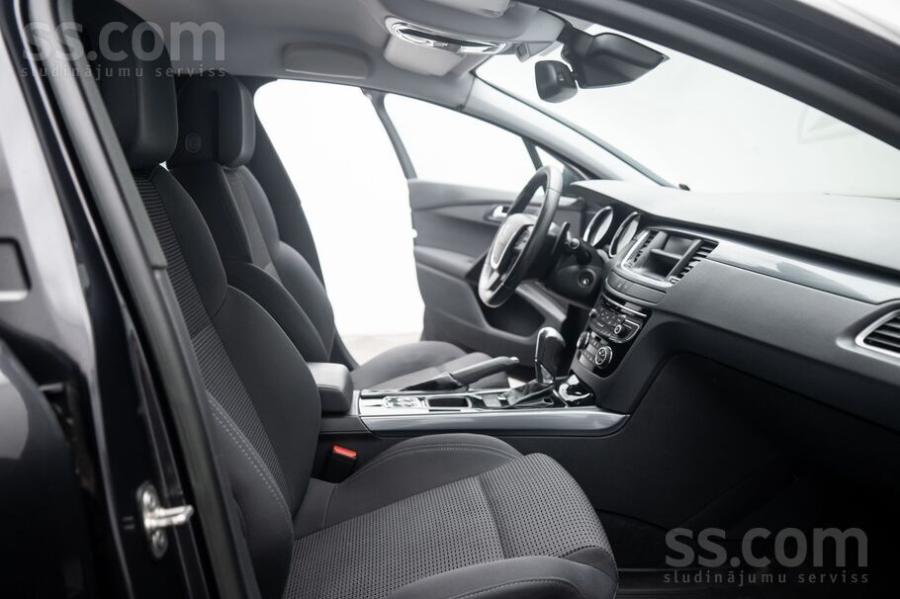 Grey Peugeot 508 2015 in Tallinn, with an engine capacity of 1.60 L and mileage of 155 thousand km for 6999 €, photo 13 on AUTOMOTO.COM.LV
