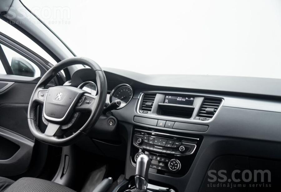 Grey Peugeot 508 2015 in Tallinn, with an engine capacity of 1.60 L and mileage of 155 thousand km for 6999 €, photo 14 on AUTOMOTO.COM.LV