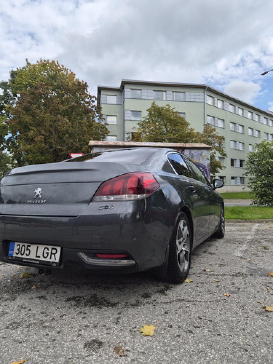 Pelēks Peugeot 508 2015 Tartu, ar dzinēja tilpumu 2.00 L un nobraukumu 175 tūkst. km par 6100 €, foto 9 vietnē AUTOMOTO.COM.LV