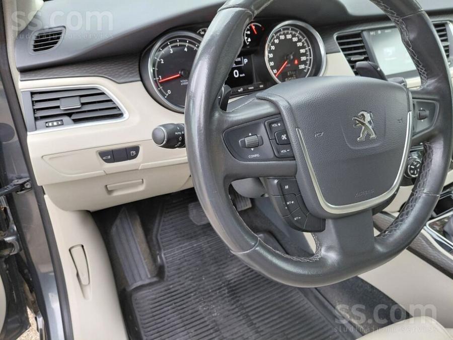 Серый Пежо 508 2015 в Талси, объемом двигателя 1.60 л и пробегом 163 тыс. км за 7950 €, фото 13 на AUTOMOTO.COM.LV