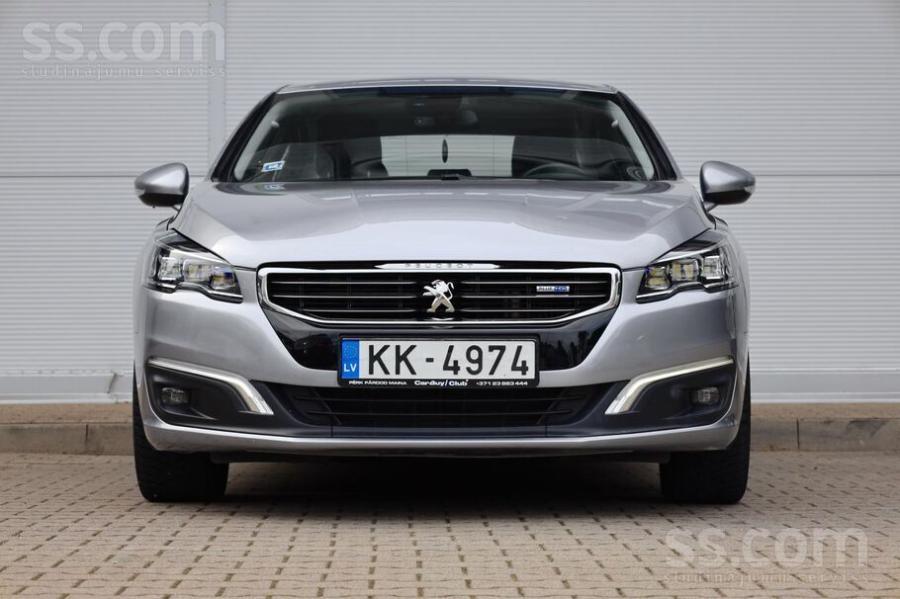 Grey Peugeot 508 2016 in Riga, with an engine capacity of 2.00 L and mileage of 0 thousand km for 7995 €, photo 3 on AUTOMOTO.COM.LV